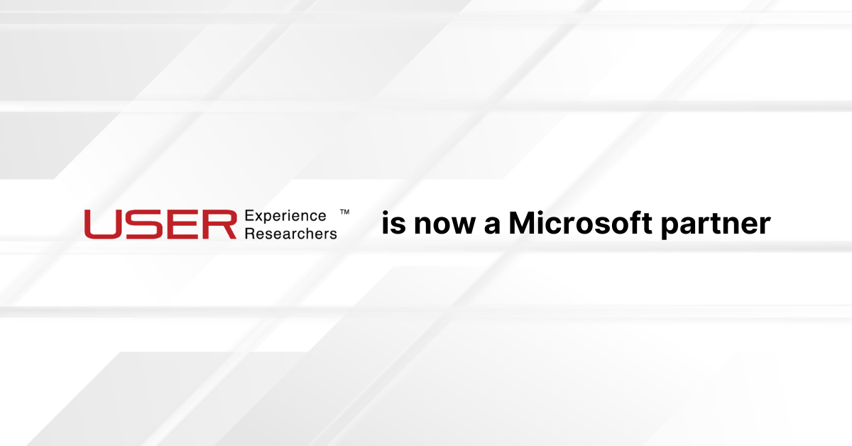 AI Solutions - USER is now a Microsoft Partner